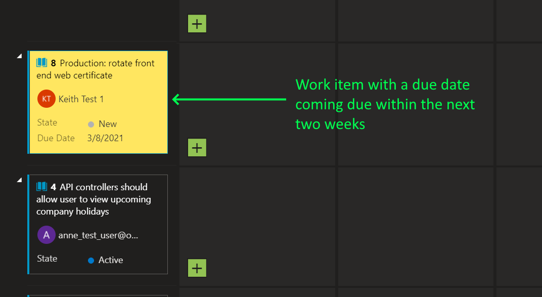 How to visually highlight overdue work items on an Azure DevOps sprint ...